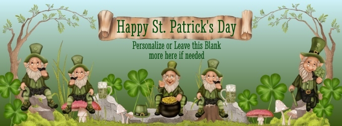 St. Patrick's Day Theme Facebook Cover Photo Template | PosterMyWall