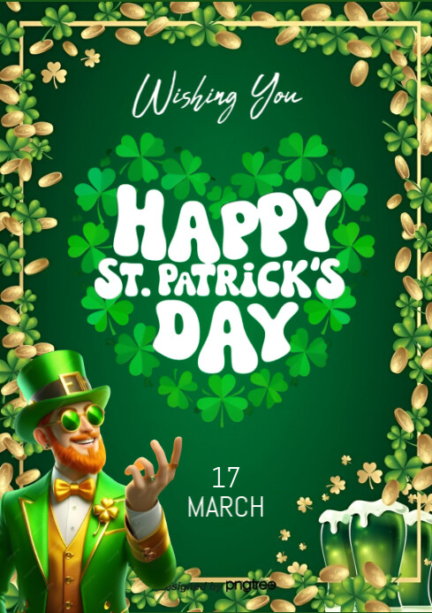 Copy of st. patrick design | PosterMyWall