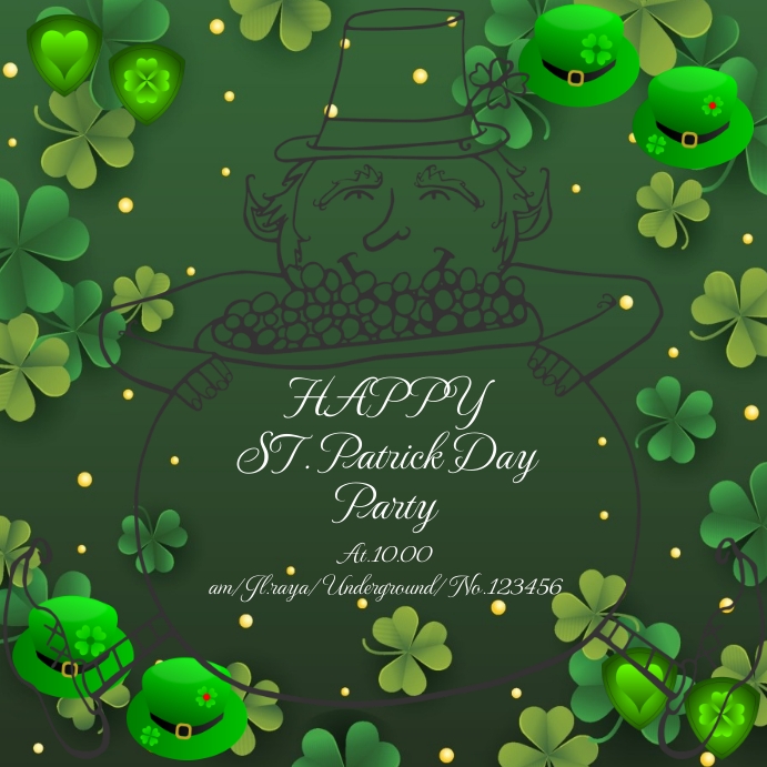 st. patrick Template | PosterMyWall