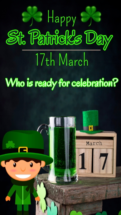 st. patricks day, saint patricks day post Template | PosterMyWall