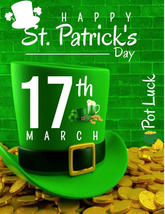 st. patricks day, saint patricks day post Template | PosterMyWall