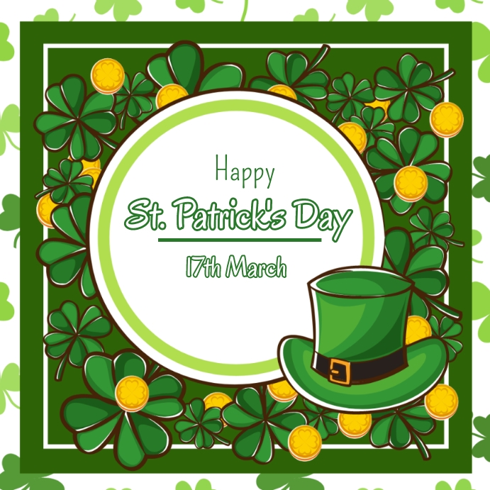 Copy of st. patricks day, saint patricks day post | PosterMyWall