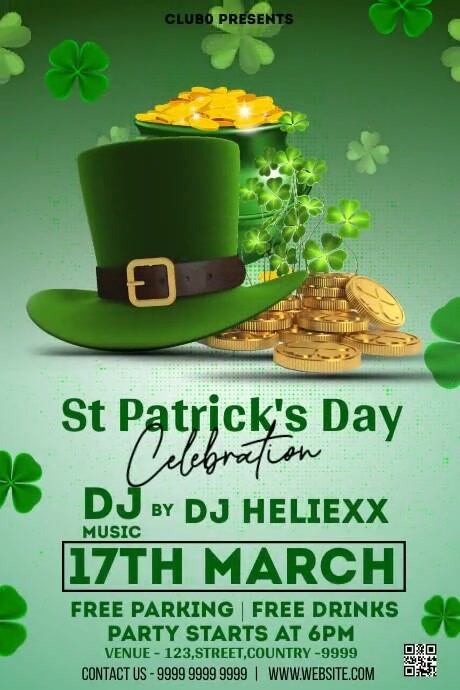 St. Patricks Day Celebration Template | PosterMyWall
