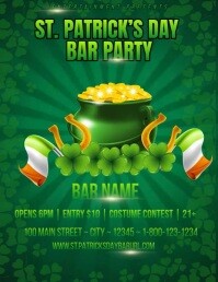 St. Patrick’s Day Bar Party Template | PosterMyWall