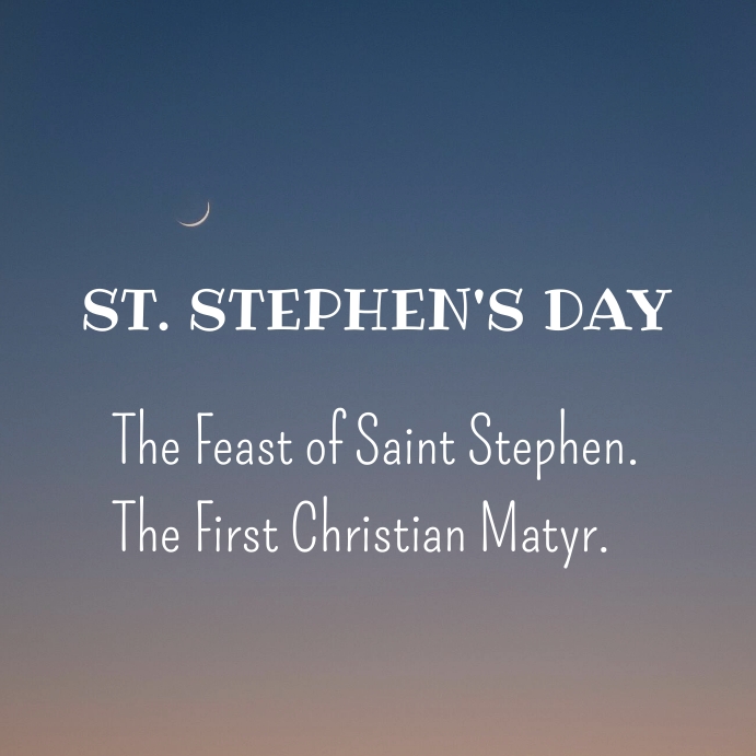 St. Stephen's day Template | PosterMyWall