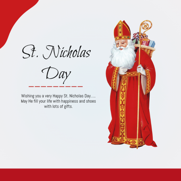 st.nicholas day Template | PosterMyWall