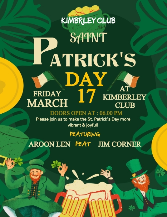 Copia de St.Patrick's Day | PosterMyWall