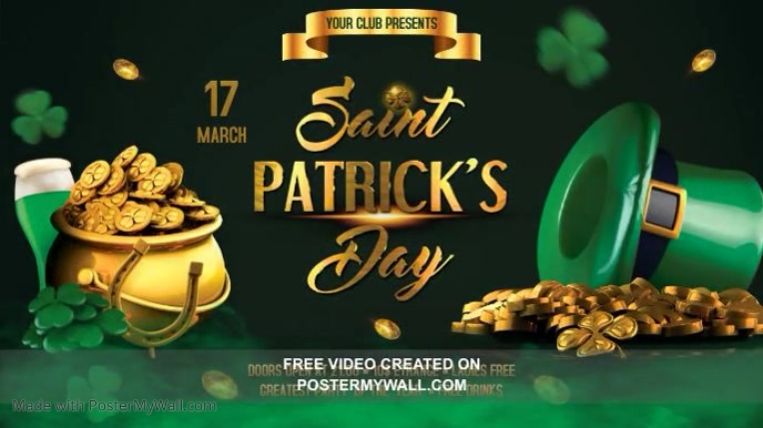 St.Patrick's Day Display Template | PosterMyWall