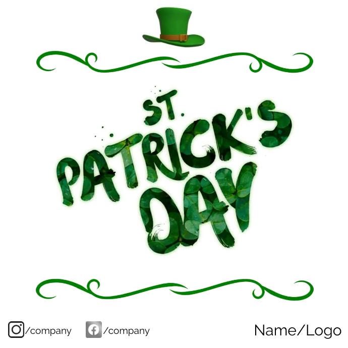 St.Patrick's Day Post Template | PosterMyWall