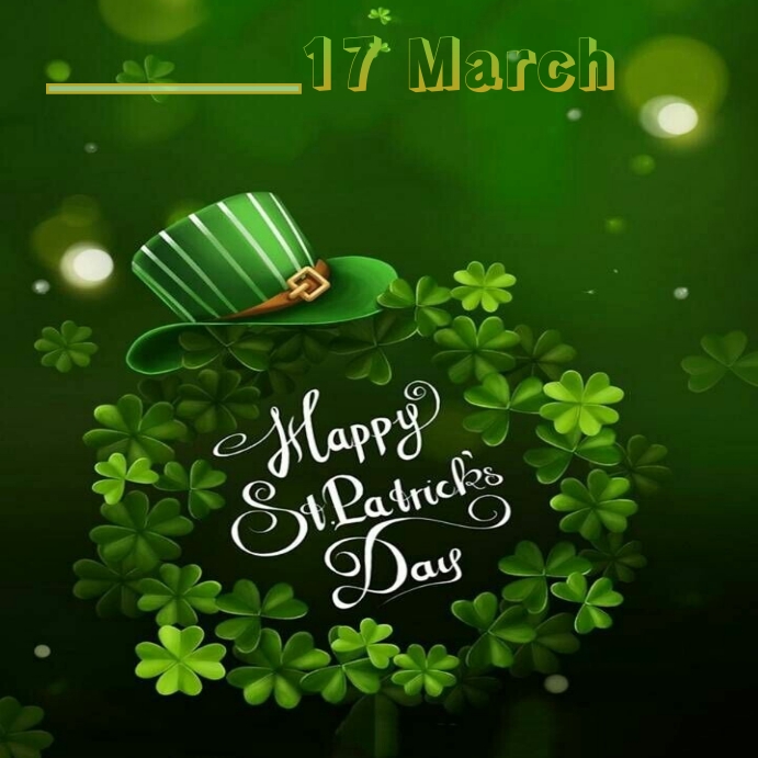 St.patricks day instagram post Template | PosterMyWall