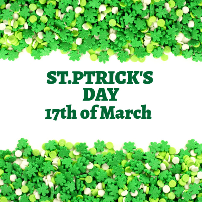 ST.PATRICKS DAY TEMPLATE | PosterMyWall