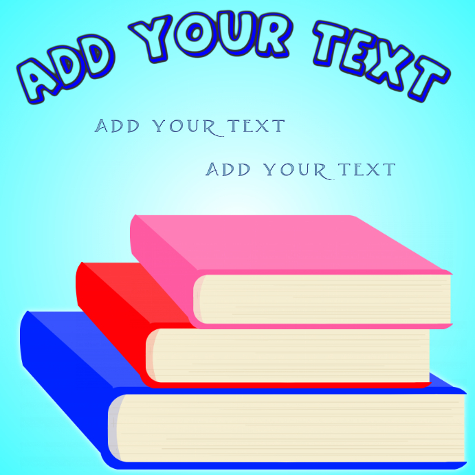 Copy of Pile of books - template | PosterMyWall