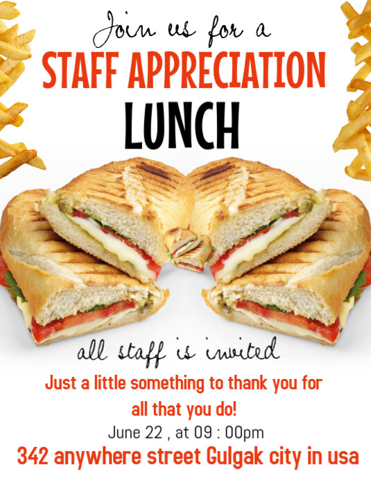 Staff Appreciation Template | PosterMyWall