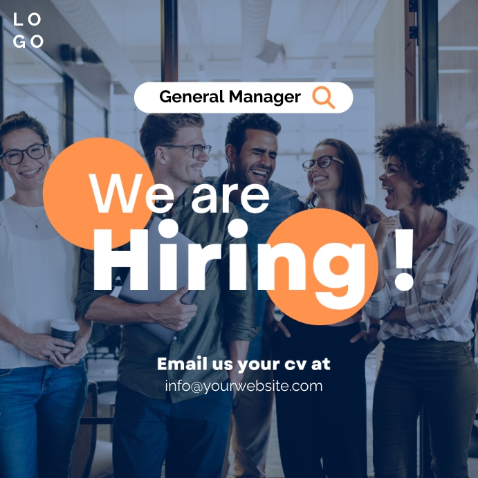 Staff Hiring Template | PosterMyWall