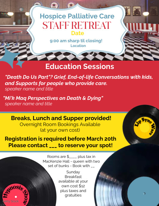 Staff Retreat Flyer Template | PosterMyWall