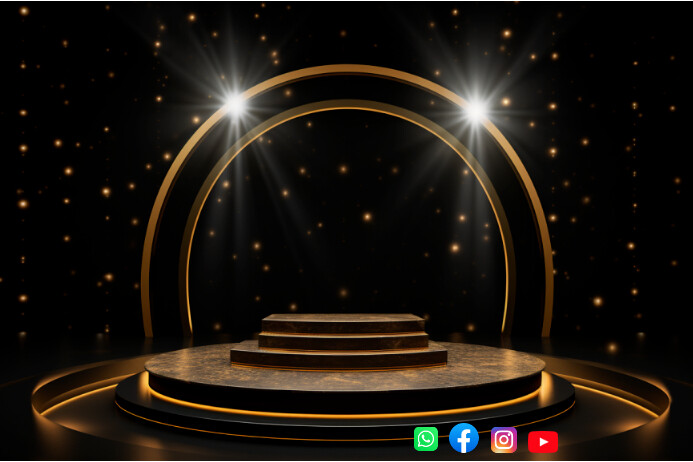 Stage (3) Template | PosterMyWall