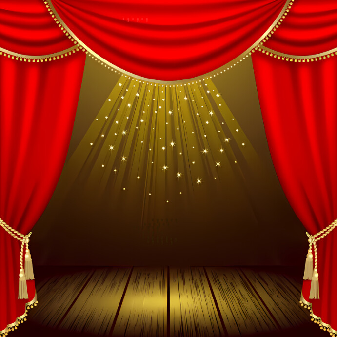 Modèle Stage backdrop | PosterMyWall