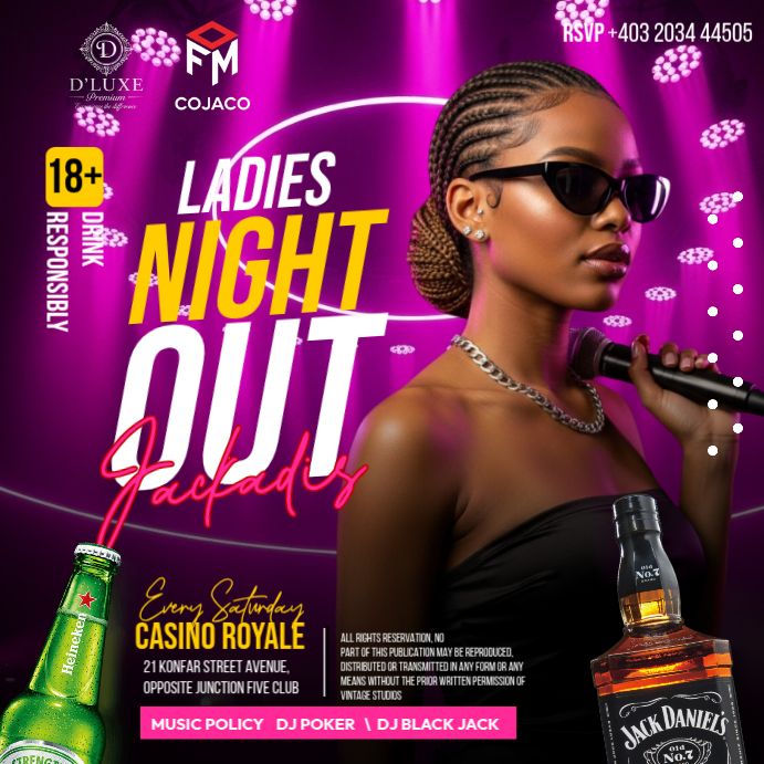 Plantilla de Stage Lights Party Template | PosterMyWall