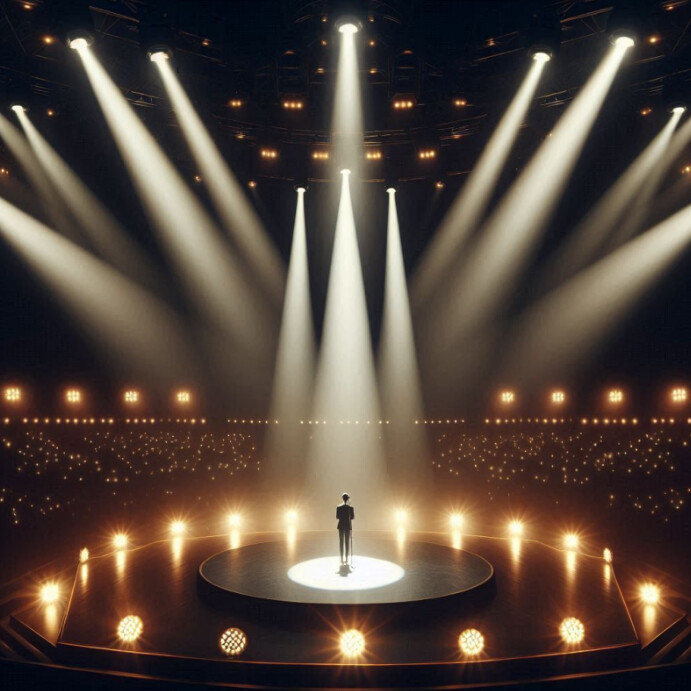 Stage spotlight Template | PosterMyWall