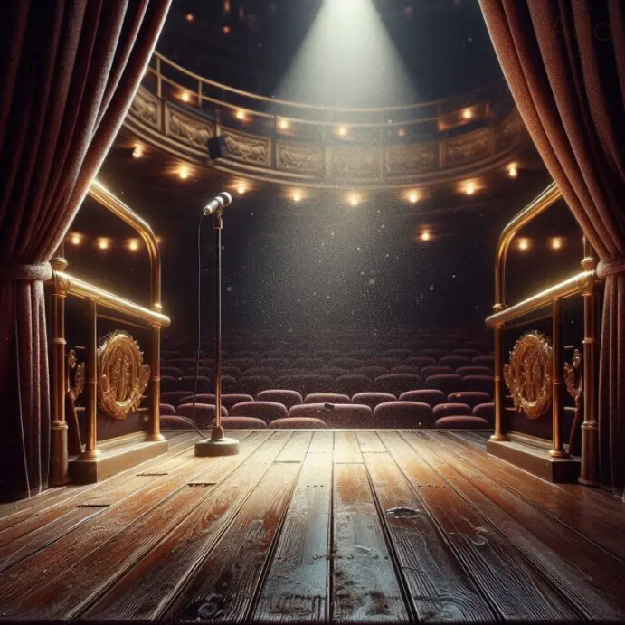 Stage spotlight flyer template | PosterMyWall