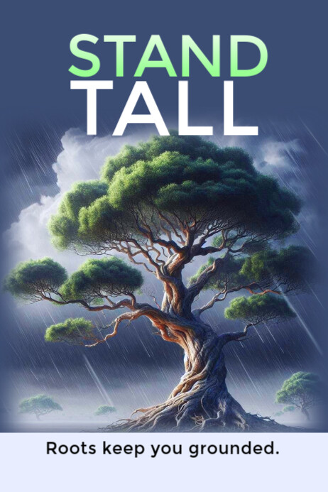 Copy of Stand tall | PosterMyWall
