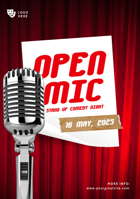 stand up comedy live Template | PosterMyWall