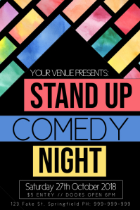stand up comedy Template | PosterMyWall