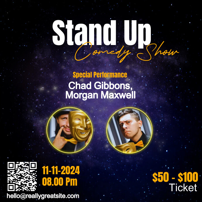 Plantilla de stand up comedy show | PosterMyWall