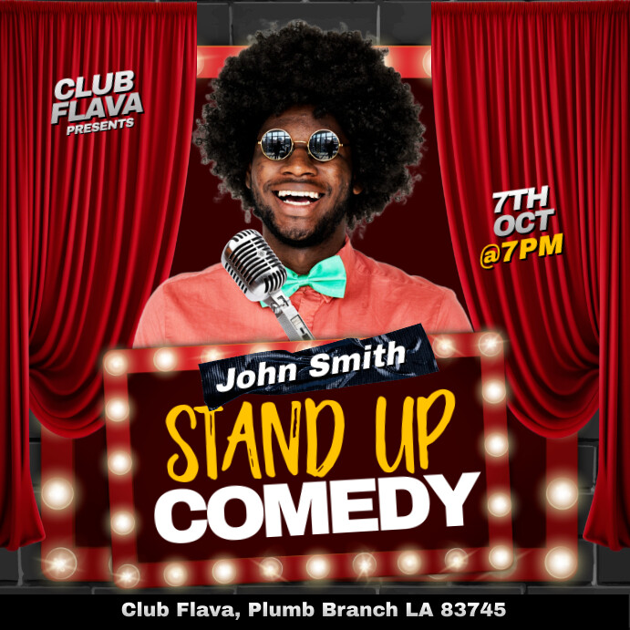 Copy of Stand Up Comedy Show | PosterMyWall