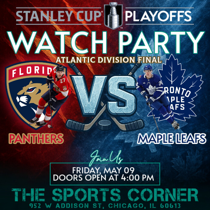 Stanley Cup Playoffs 2025: Florida Panthers vs Toronto Maple Leafs ...