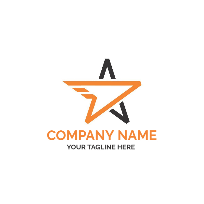 Plantilla de Star Company Logo Design | Star Wings Logo Design ...