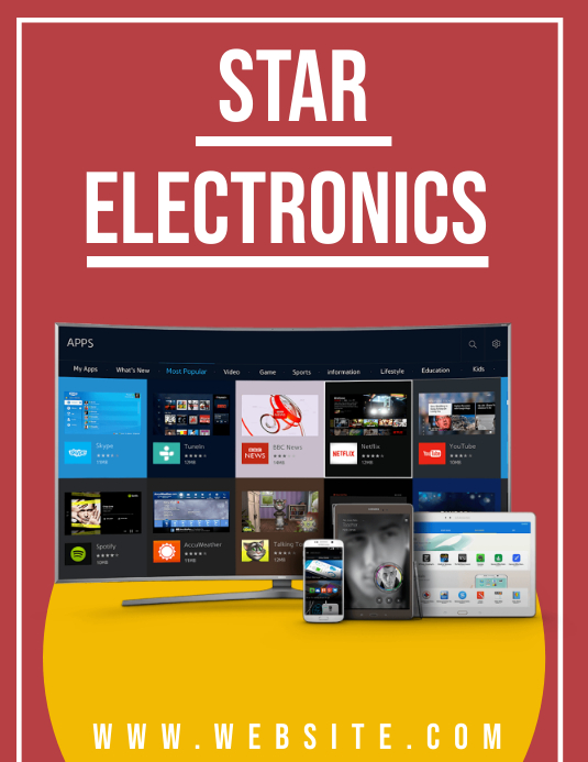 Star electrical Template | PosterMyWall