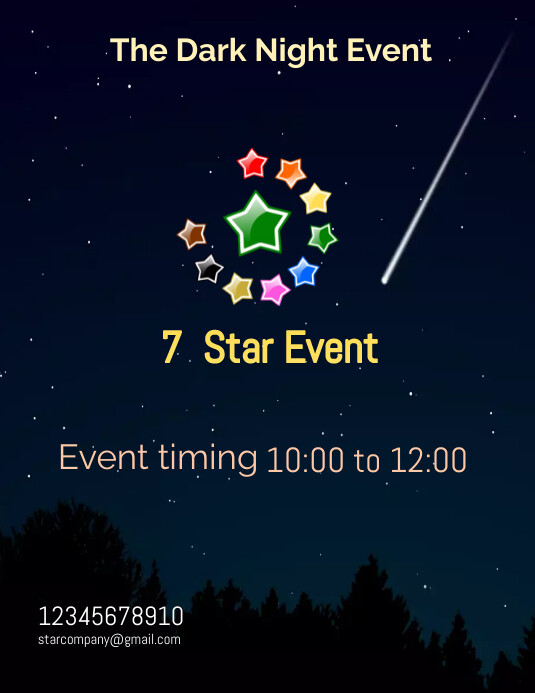 star event Template | PosterMyWall