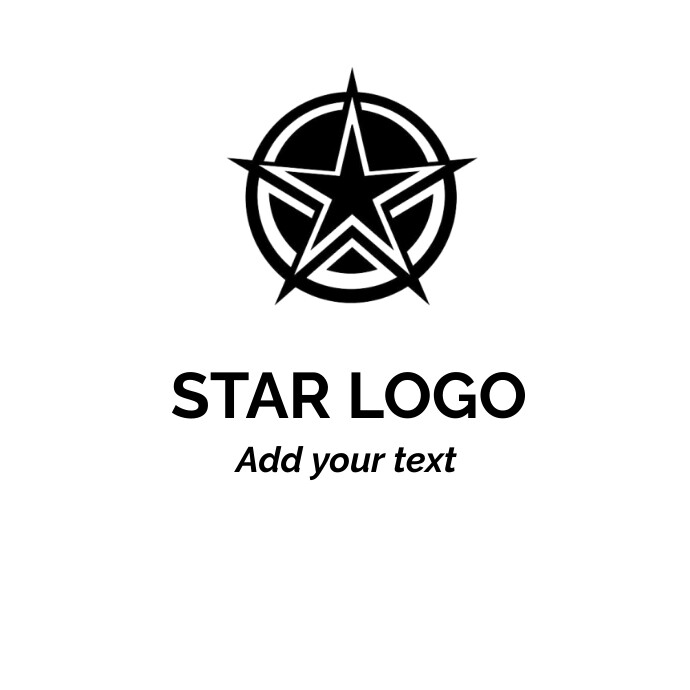 STAR LOGO Template | PosterMyWall