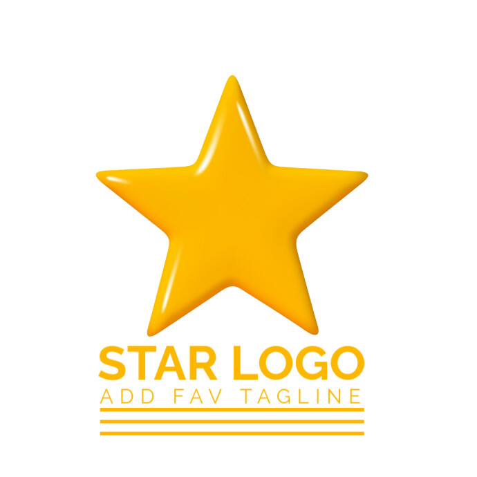STAR LOGO | PosterMyWall