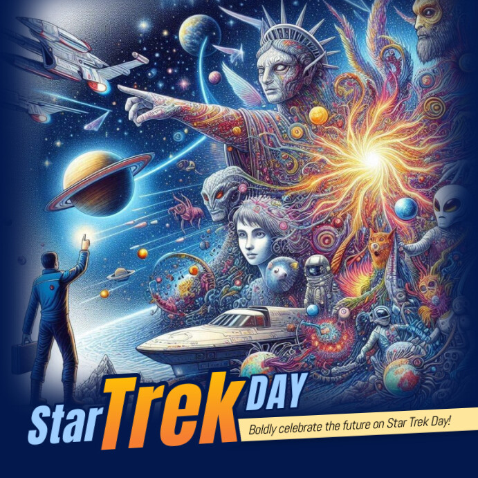 Star Trek day Template | PosterMyWall