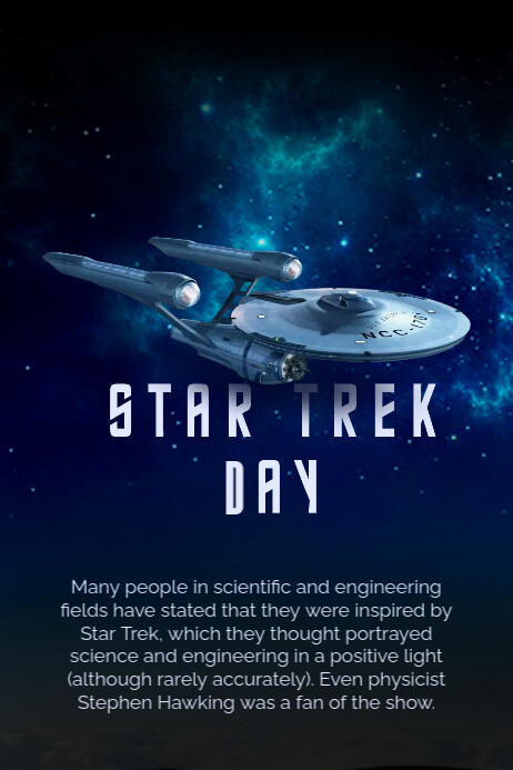 Star Trek Day Poster Template | PosterMyWall