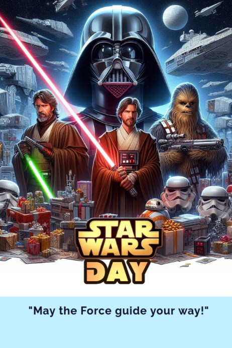 Star wars day Template | PosterMyWall