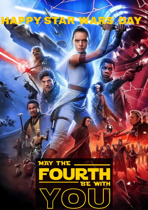 Star Wars Day Template | PosterMyWall