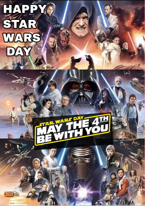 Star Wars Day Template | PosterMyWall