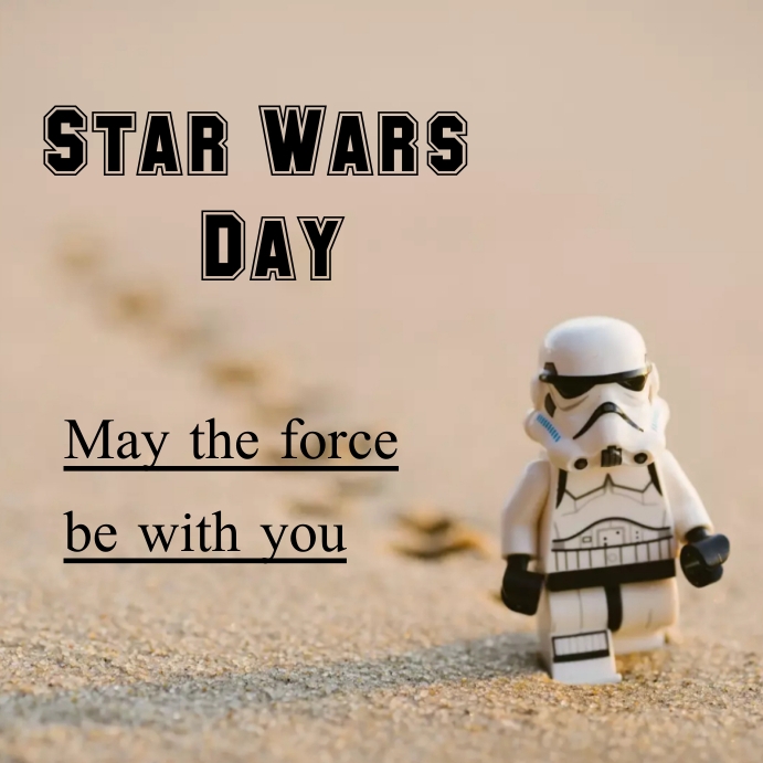 Star wars day Modelo | PosterMyWall
