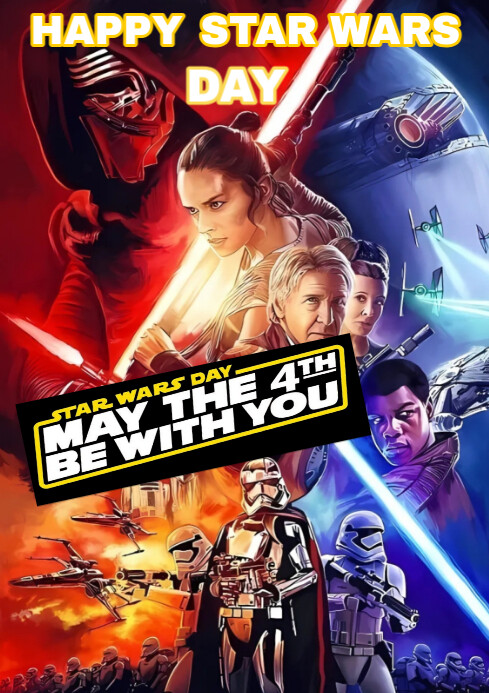 Star Wars Day Template | PosterMyWall