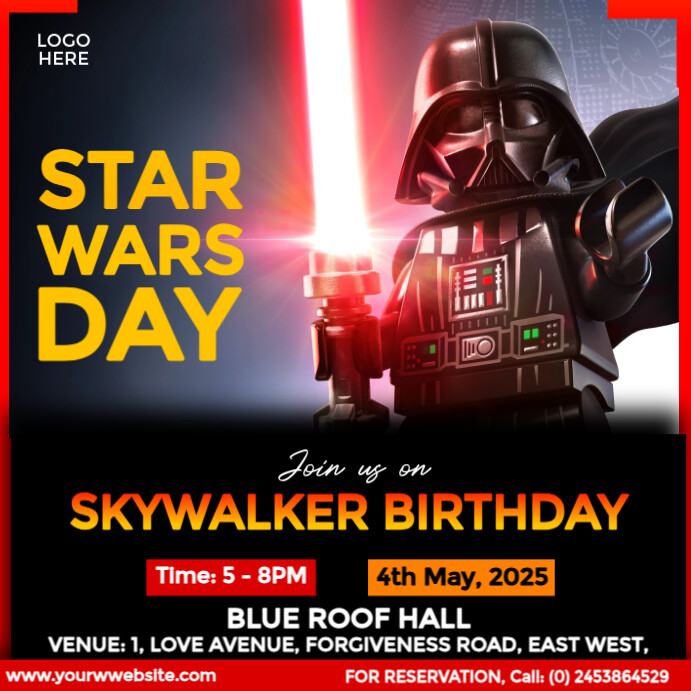Star Wars Day Event Template | PosterMyWall