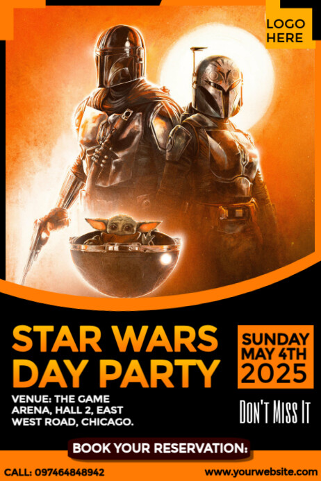 Star Wars Day Poster Ad Template | PosterMyWall