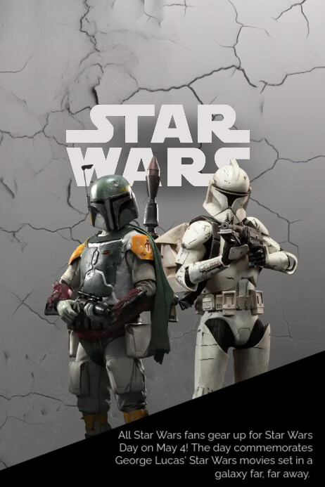 Star Wars Day Poster Template | PosterMyWall