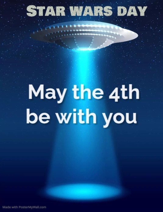 Star wars day poster design Template | PosterMyWall