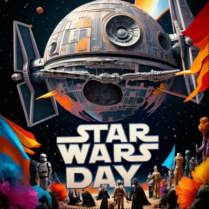 Star wars day template | PosterMyWall