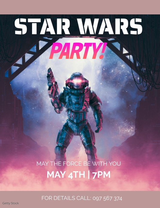 STAR WARS Template | PosterMyWall