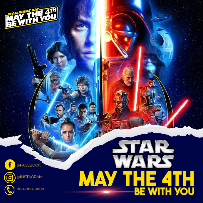 Star wars Template | PosterMyWall