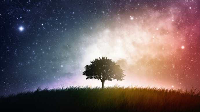 Starry Zoom Meeting Background Template | PosterMyWall